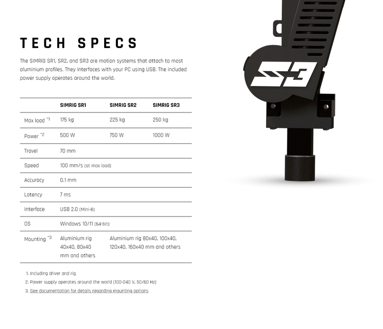 Simrig SR2 - Motion System | GermanSimRacing